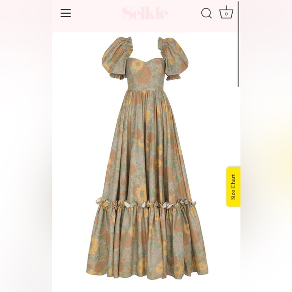 Selkie | Dresses | Sold Selkie X Citrus Drip Ritz Ritz Gown | Poshmark
